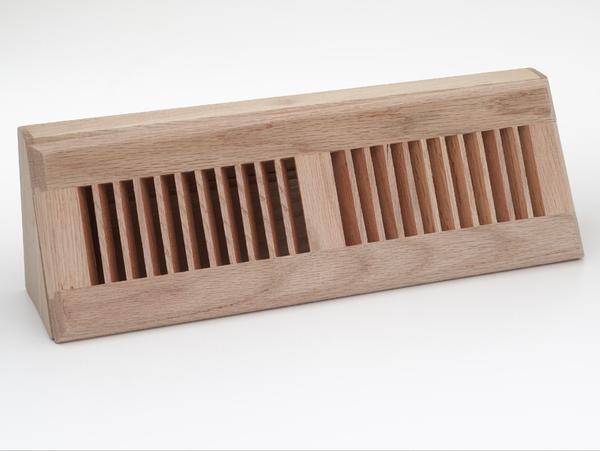 Oak Baseboard Diffuser - Unfinished | Architecturals.net