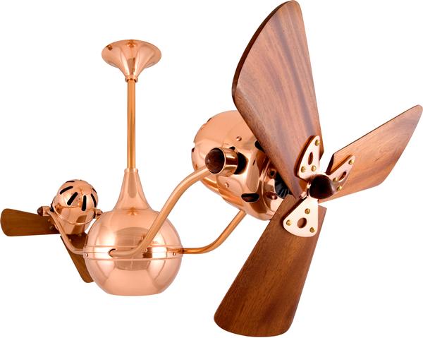 Vent Bettina Copper Ceiling Fan - Wood Blades | Architecturals.net